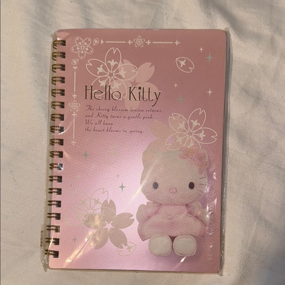 Hello Kitty | Other | Hello Kitty Pink Cherry Blossom Notebook | Poshmark